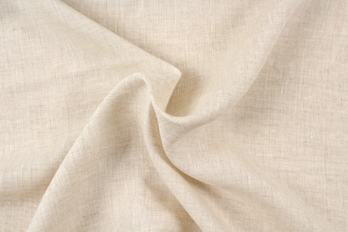 European Certified Linen, natural color — Fabric Sight