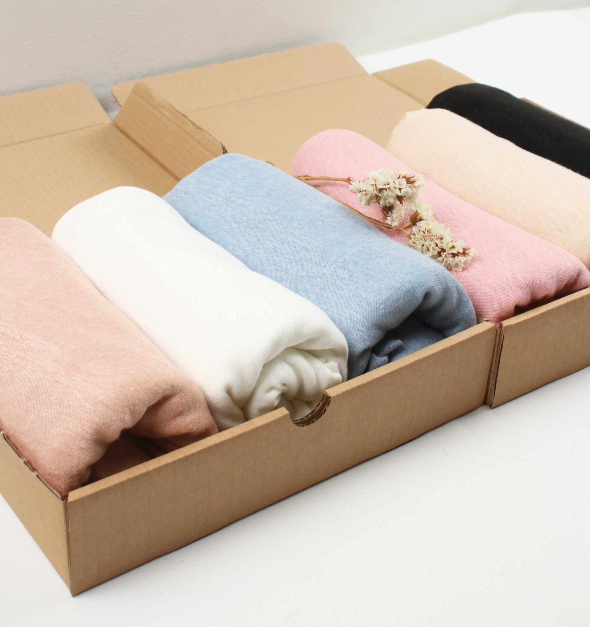 Fabrics Box - Linen Jersey 'Acacia' | Buy Fabrics Online — Fabric Sight