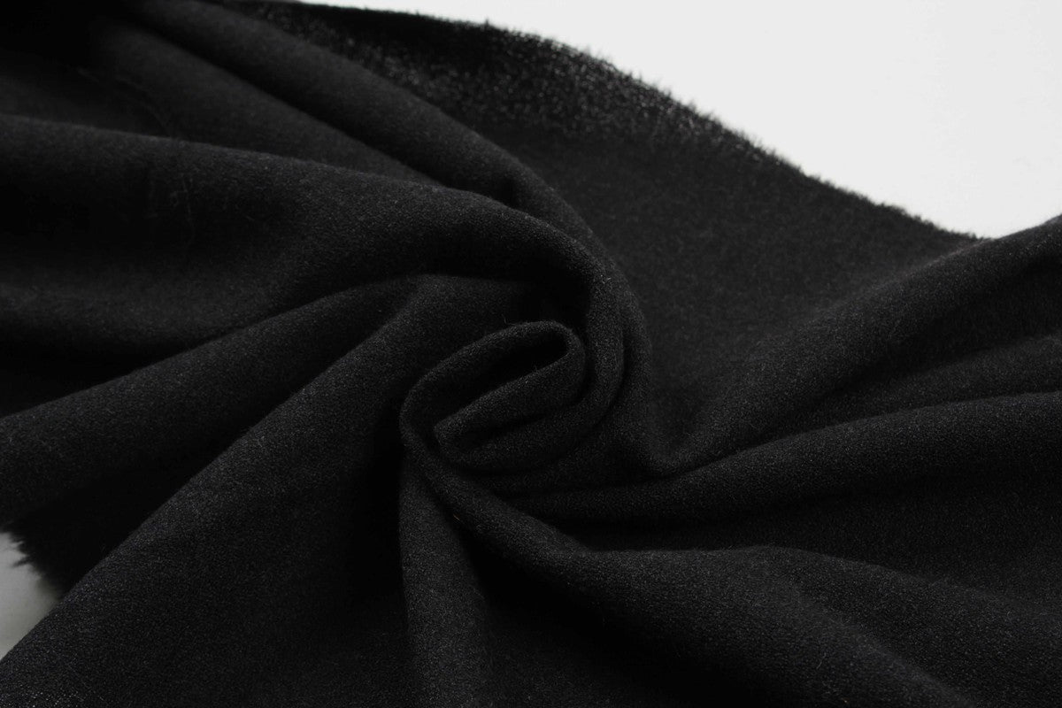 Stretch Wool Crepe - Light-Weight - Black | Buy Fabrics Online — Fabric ...