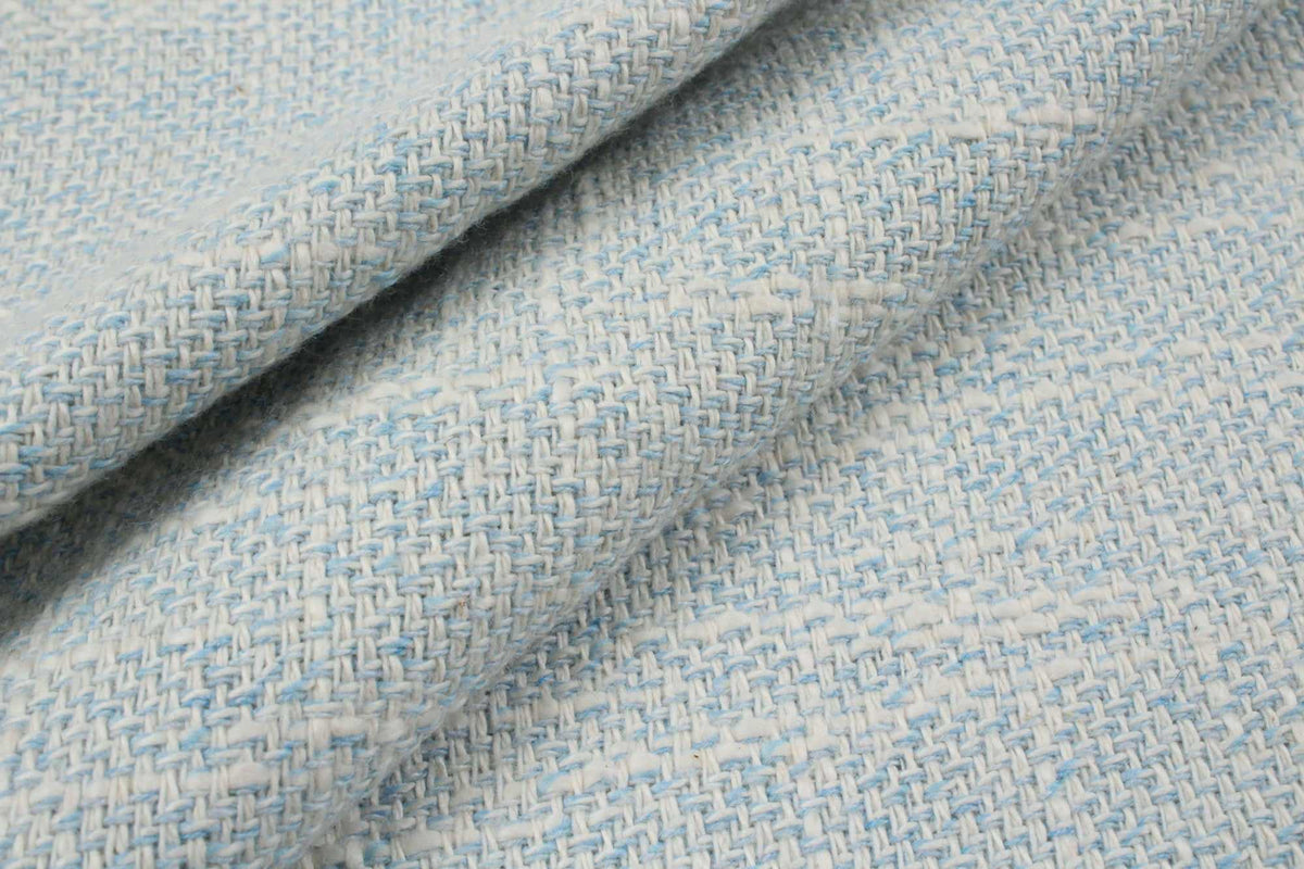 swatch-Summer Tweed Slubbed - Light Blue — Fabric Sight