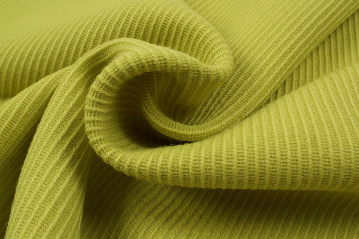 Virgin Wool Fabric for Coats - Bright Green | Buy Fabrics Online ...